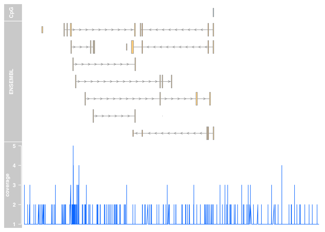 6.5 Visualizing and summarizing genomic intervals | Computational Genomics with R